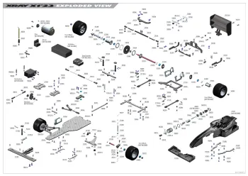 XRAY X1 23 Exploded View