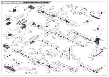 XRAY RX8E 23 Exploded View