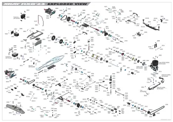 XRAY RX8 23 Exploded View