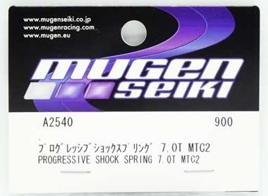 Mugen 1/10 Touring Car Shock Spring List