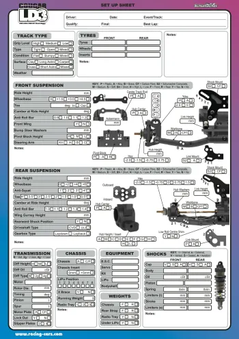 Schumacher LD3 Setup Sheet Blank