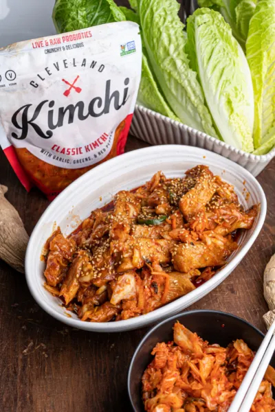 Spicy Korean Marinated Pork (Jaeyook Kimchi Bokum) - Cleveland Kitchen