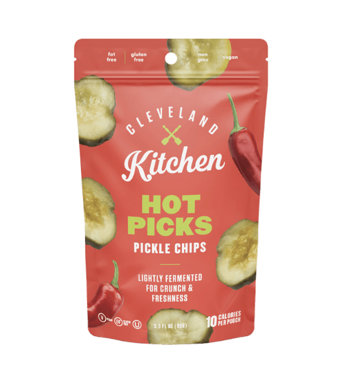 Cleveland Kitchen - Single Serve Hot Picks Pickle Chips
