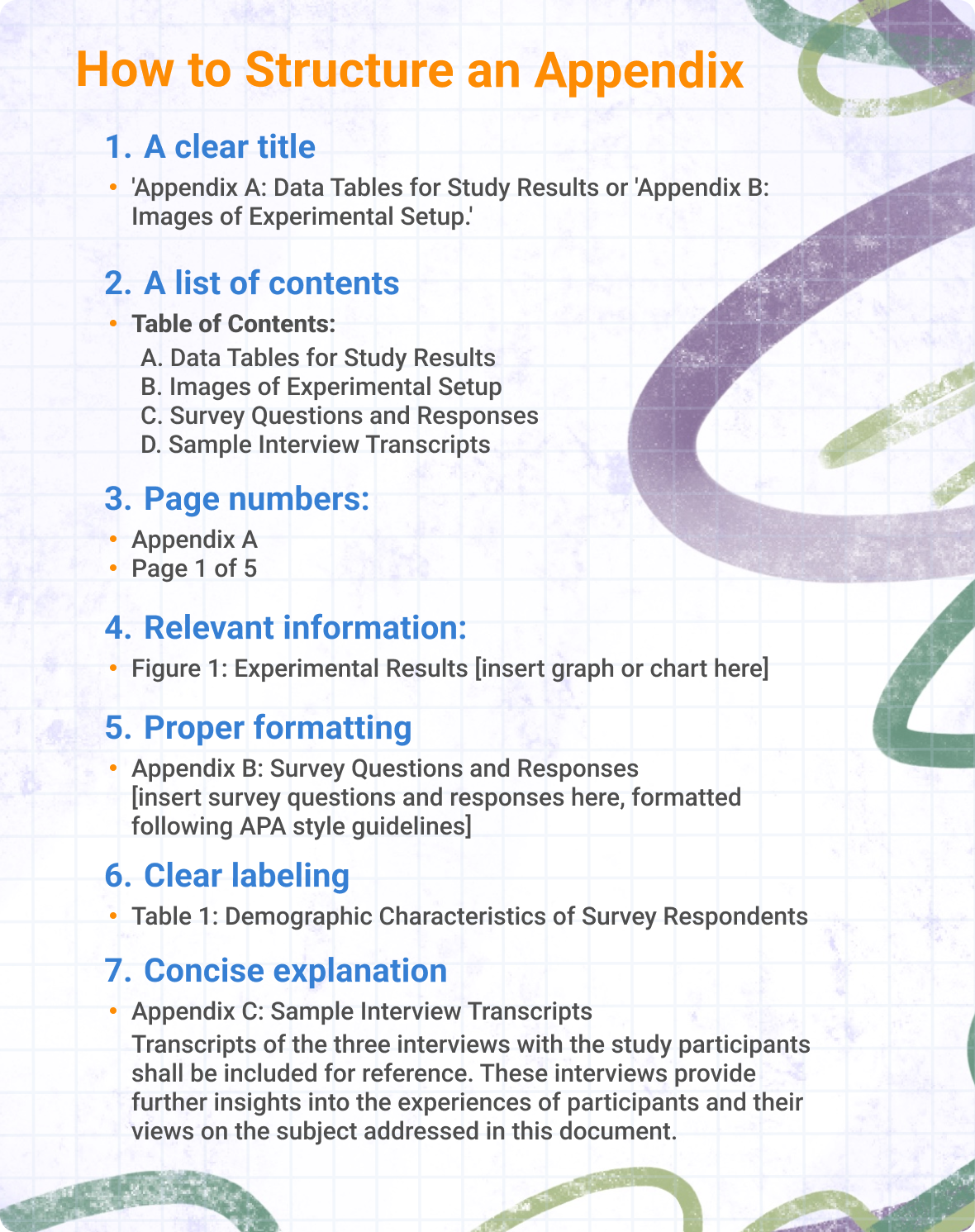 What Is An Appendix Structure Format Examples EssayPro