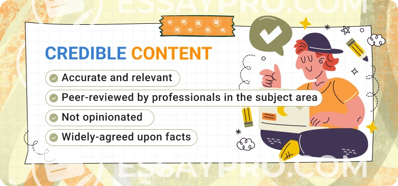 How to Find Credible Sources: Definition, Guide & Tips | EssayPro