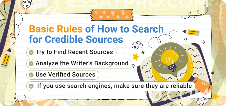 How to Find Credible Sources: Definition, Guide & Tips | EssayPro