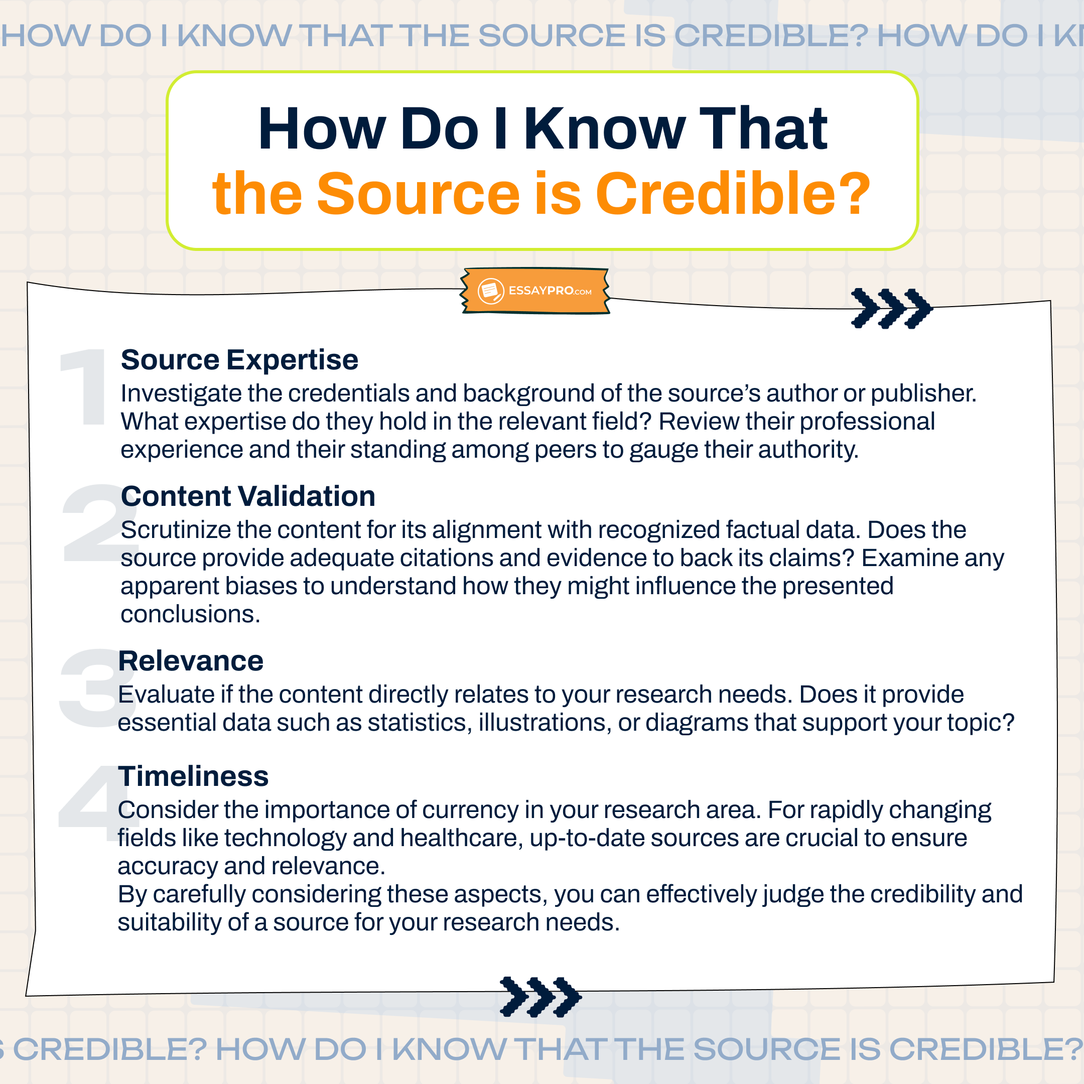 How to Find Credible Sources: Definition, Guide & Tips | EssayPro