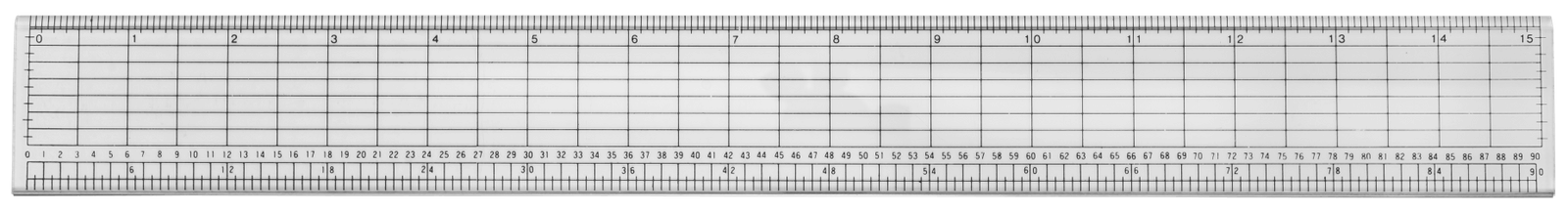 plastic and wooden rulers