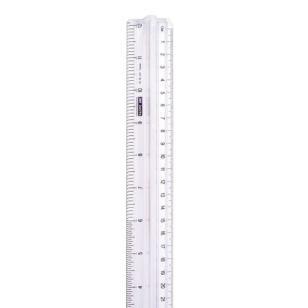 plastic and wooden rulers