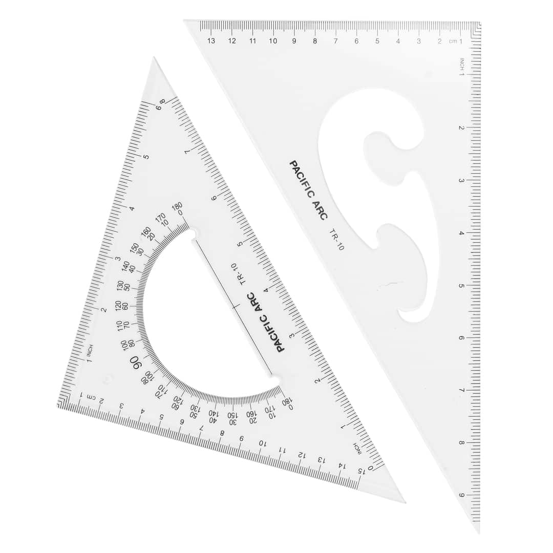 Professional Drafting Triangles from Pacific Arc