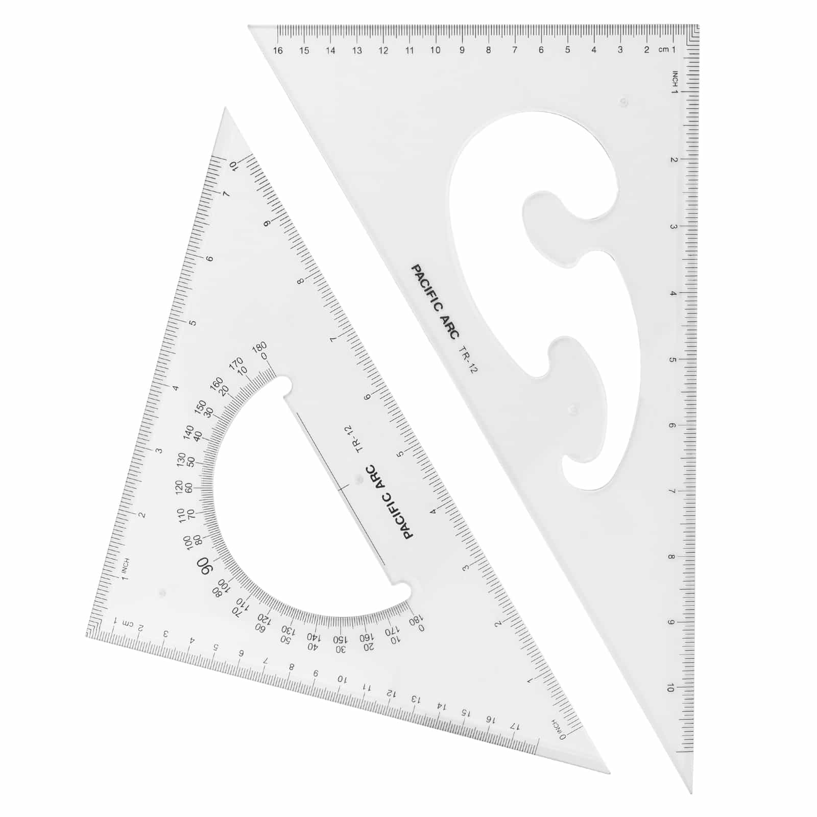 Professional Drafting Triangles from Pacific Arc