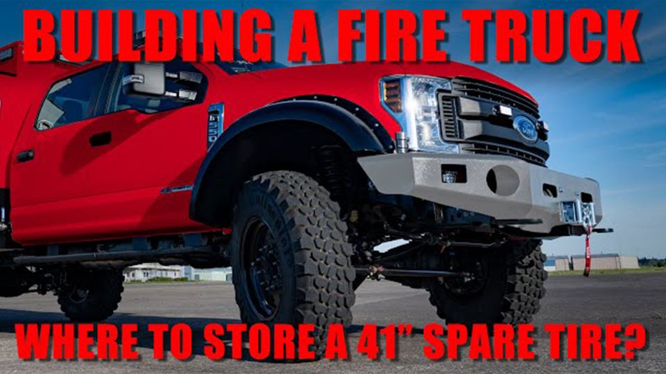 QTAC Super 6™ Fire Truck Build, Episode 7: Spare Tire Storage and Top ...