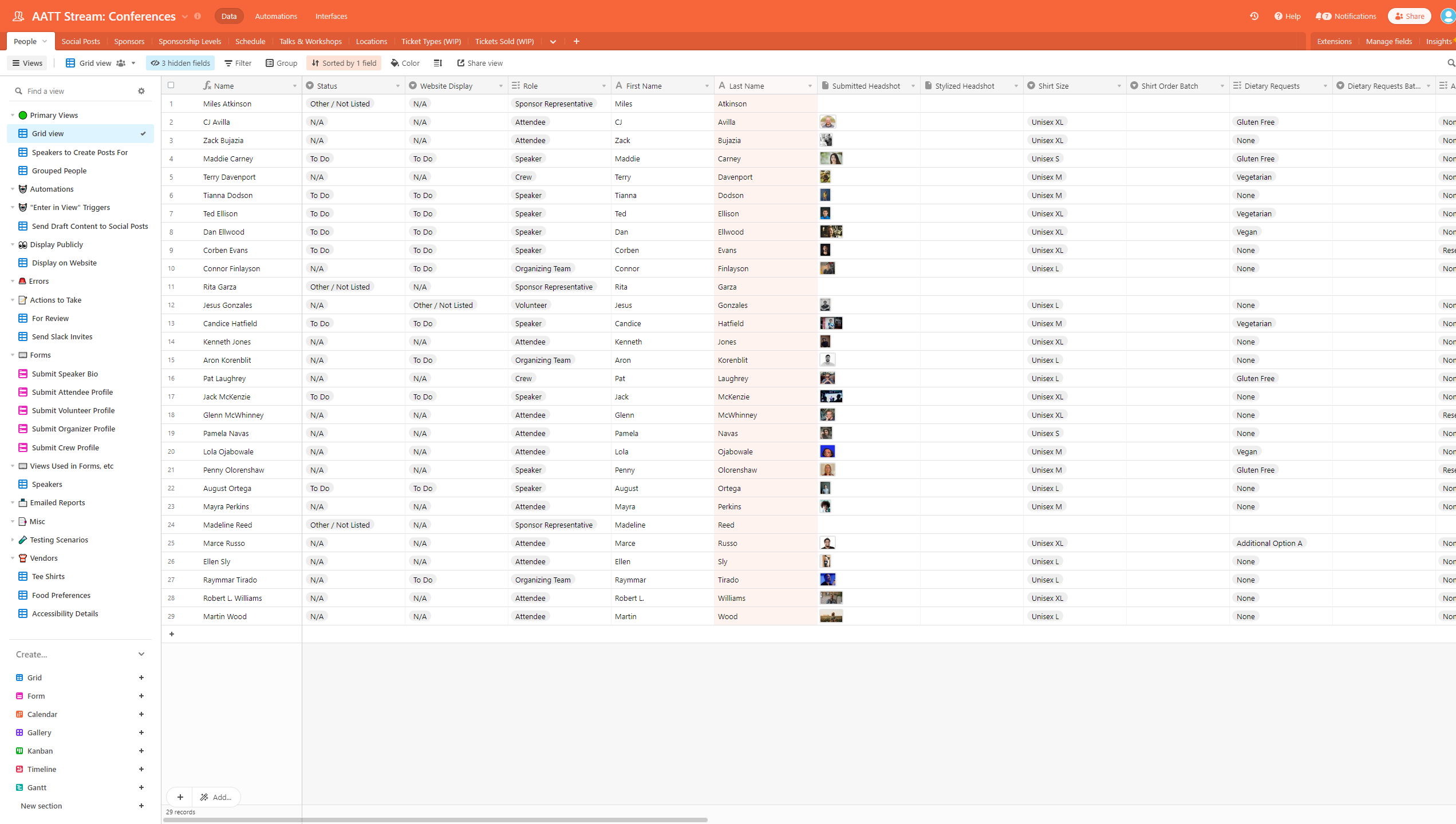 How to Run a Conference Using Airtable | Automate All the Things