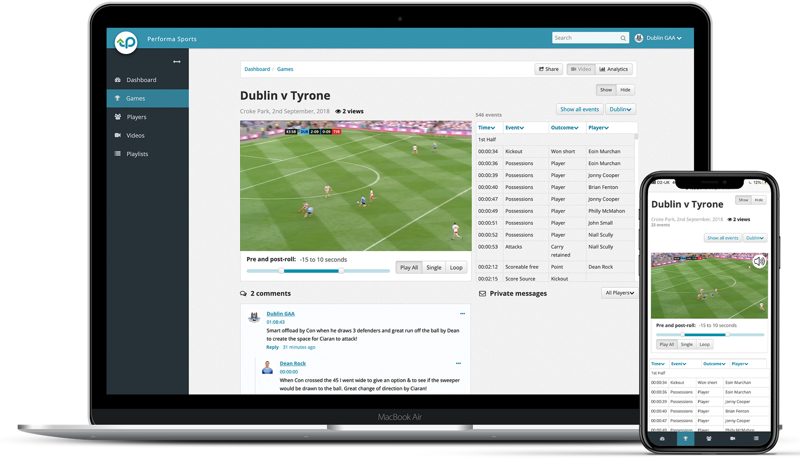 Performance Analysis Game Changer | Performa Sports