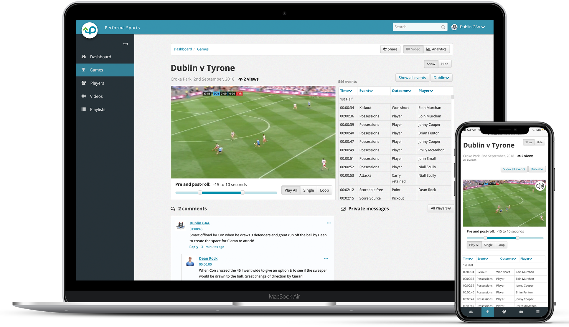 Performance Analysis Game Changer | Performa Sports