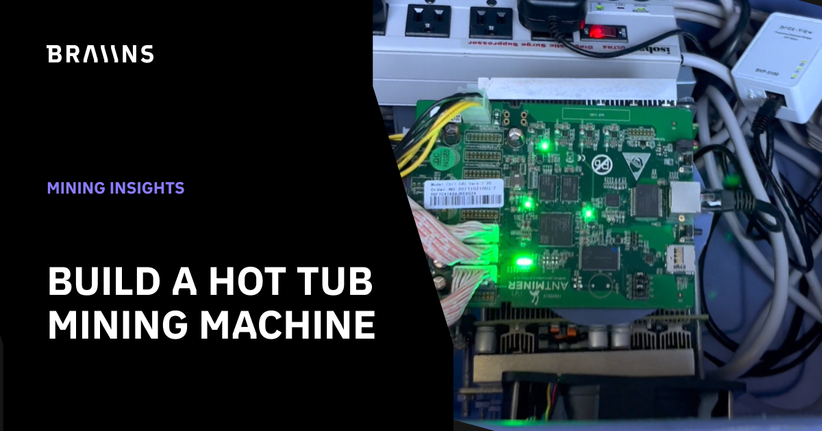 How to Build a Hot Tub Mining Machine | Braiins