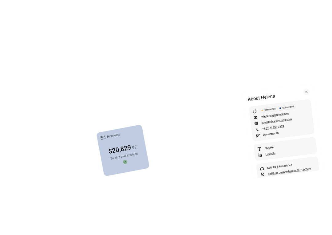 Practice - Simple Client Management Software