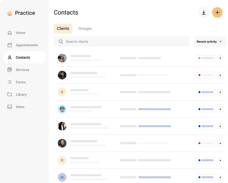 Practice - Simple Client Management Software