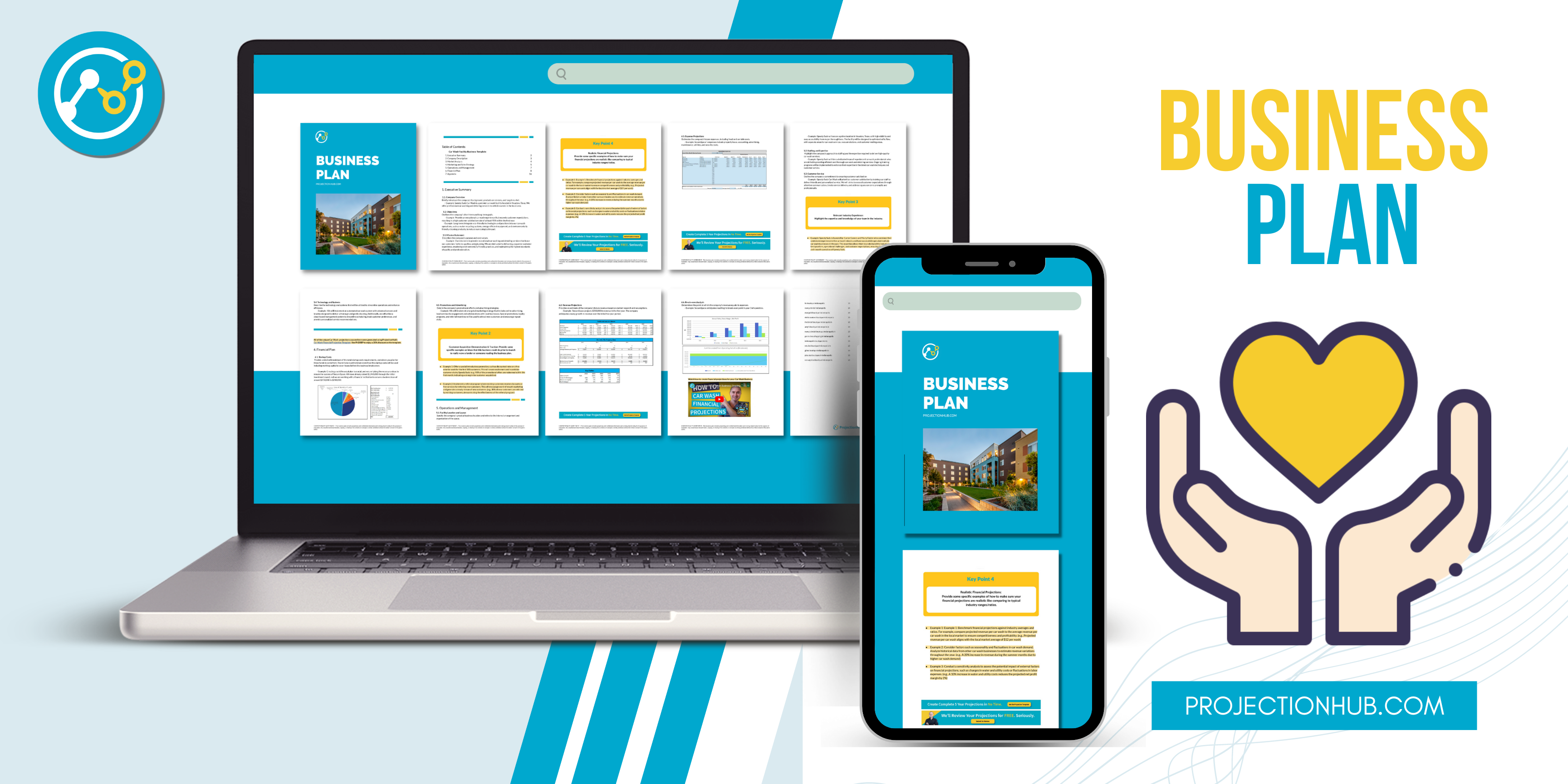 NonProfit Business Plan Template - ProjectionHub