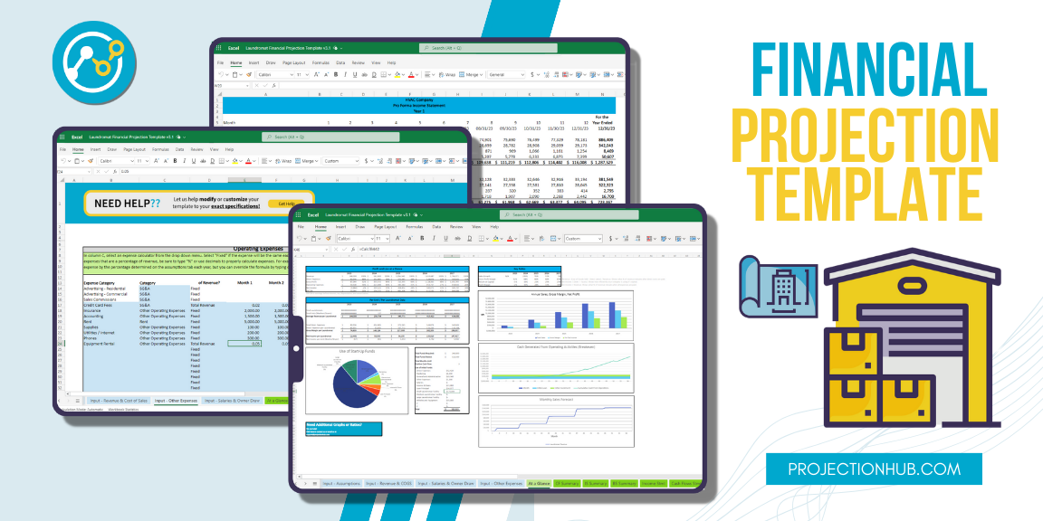 Self Storage - Simple Financial Projection Template - Simple Self ...