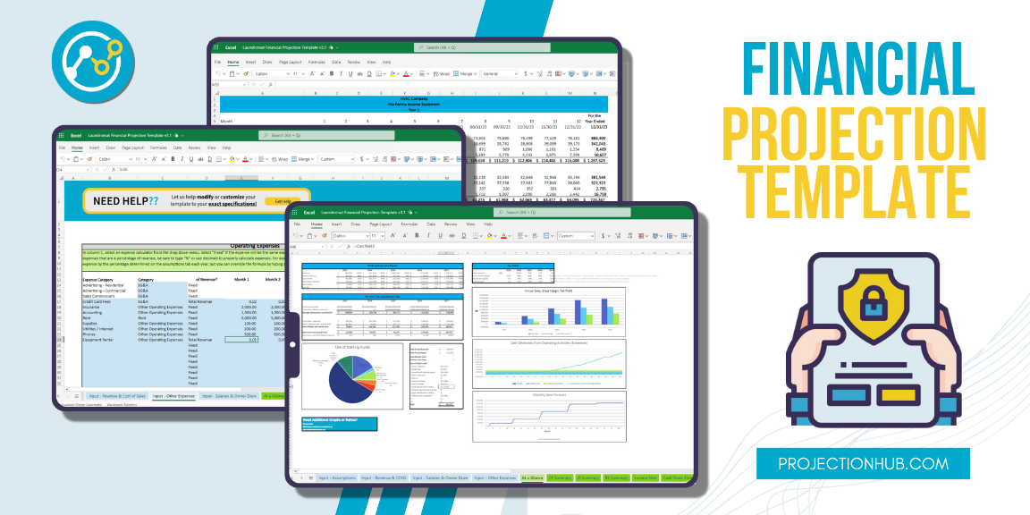 Insurance Agency Financial Projection Template - Simple Insurance ...