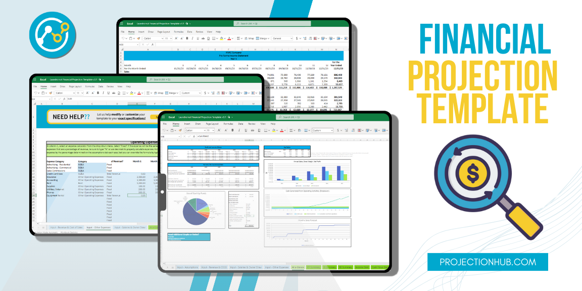 Universal Industry Search Fund Financial Projection Template - Simple ...