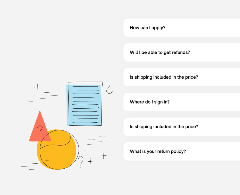 Frequently Asked Questions Components | Flow Ninja