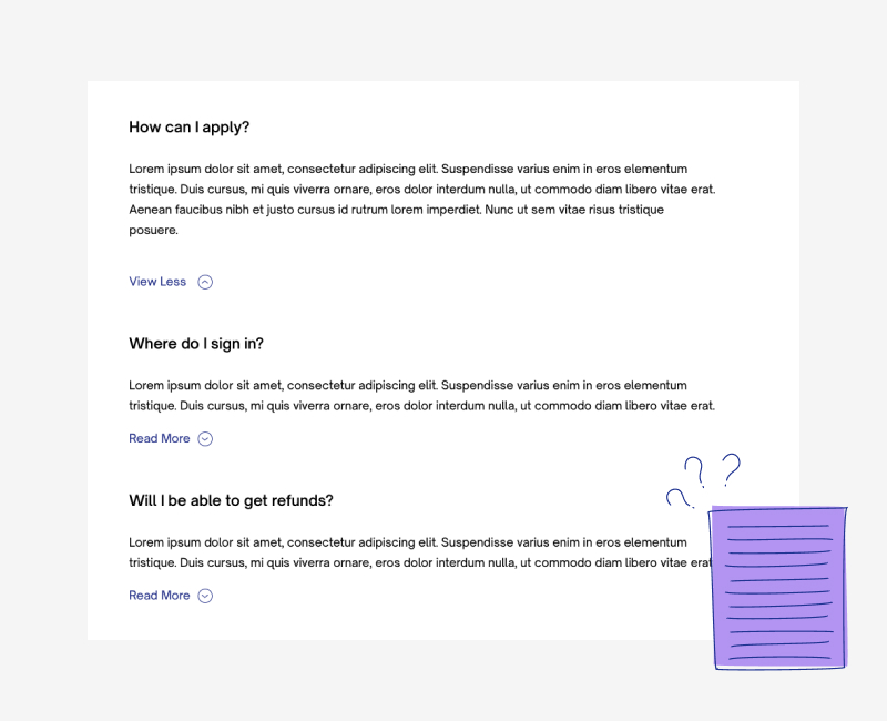 Frequently Asked Questions Components | Flow Ninja