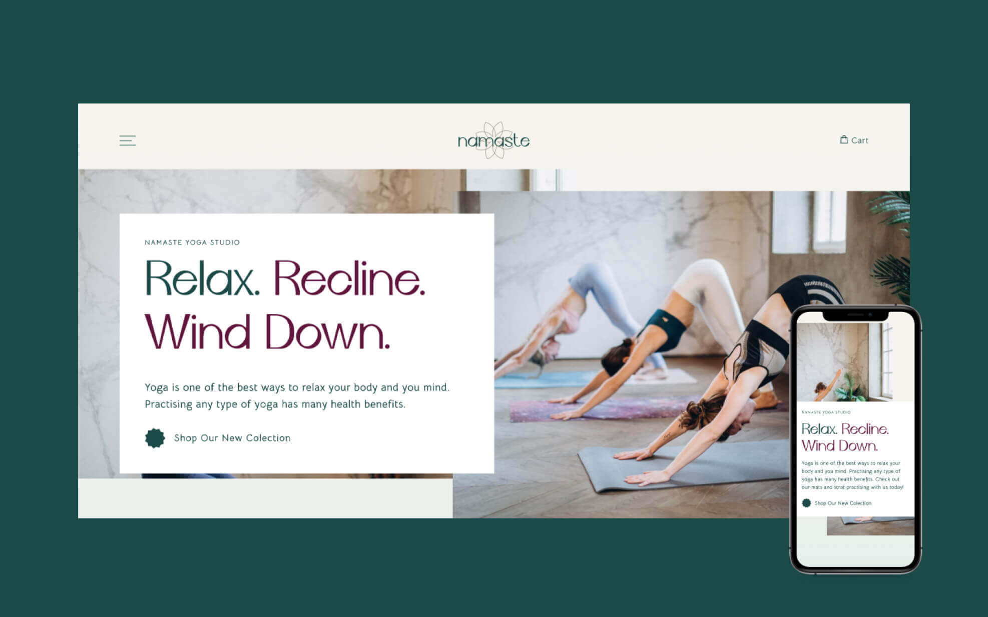 Namaste Webflow Fitness Template | Flow Ninja