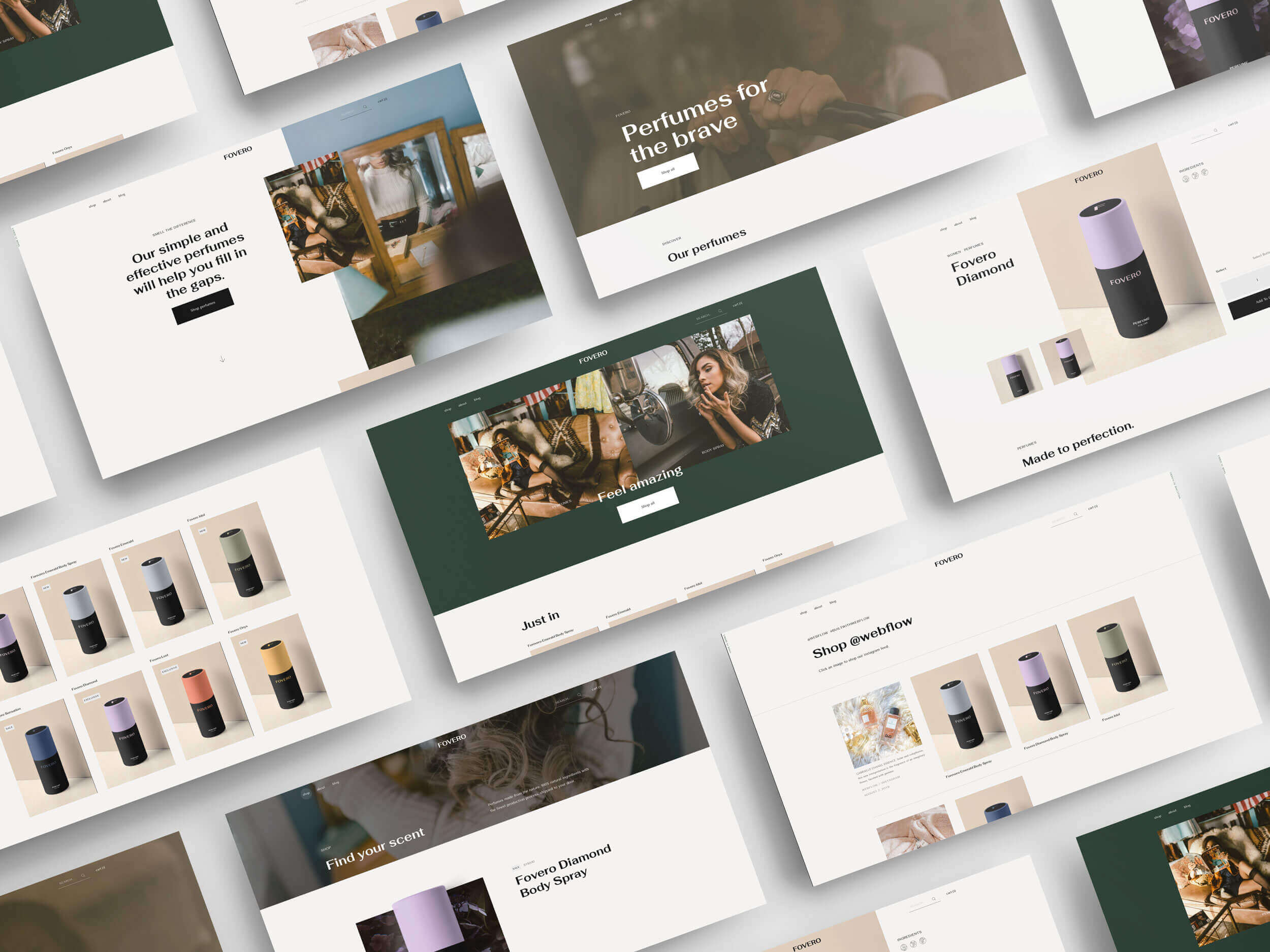 Fovero Webflow Beauty Template | Flow Ninja