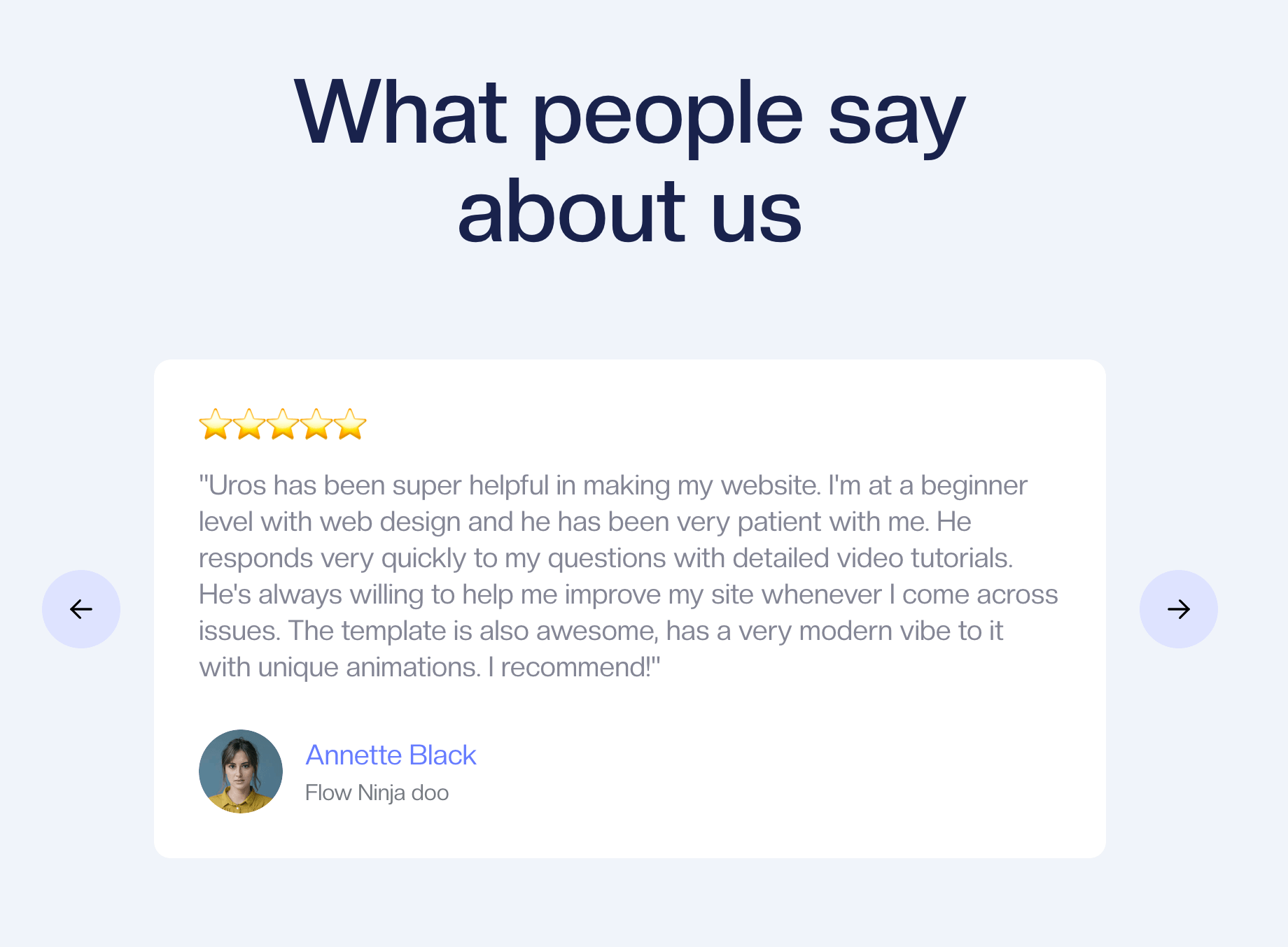 Free Webflow CMS Sliders powered by Swiper JS | Flow Ninja