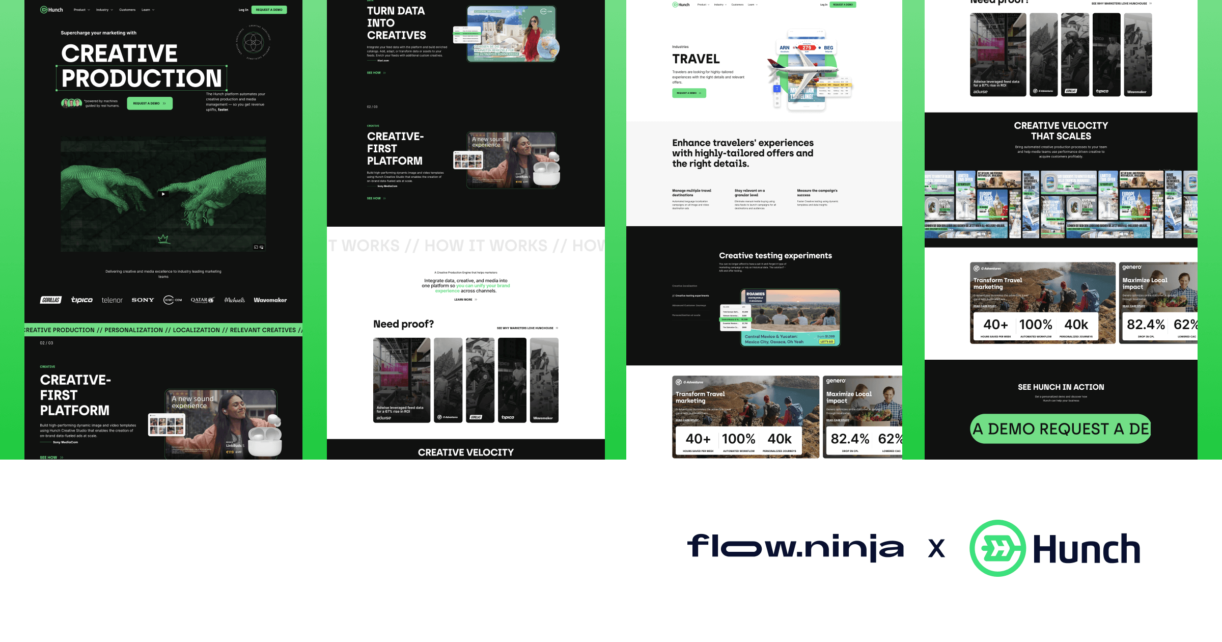 Flow Ninja migrated Hunch’s site to Webflow to empower the marketing site team and ensure ...