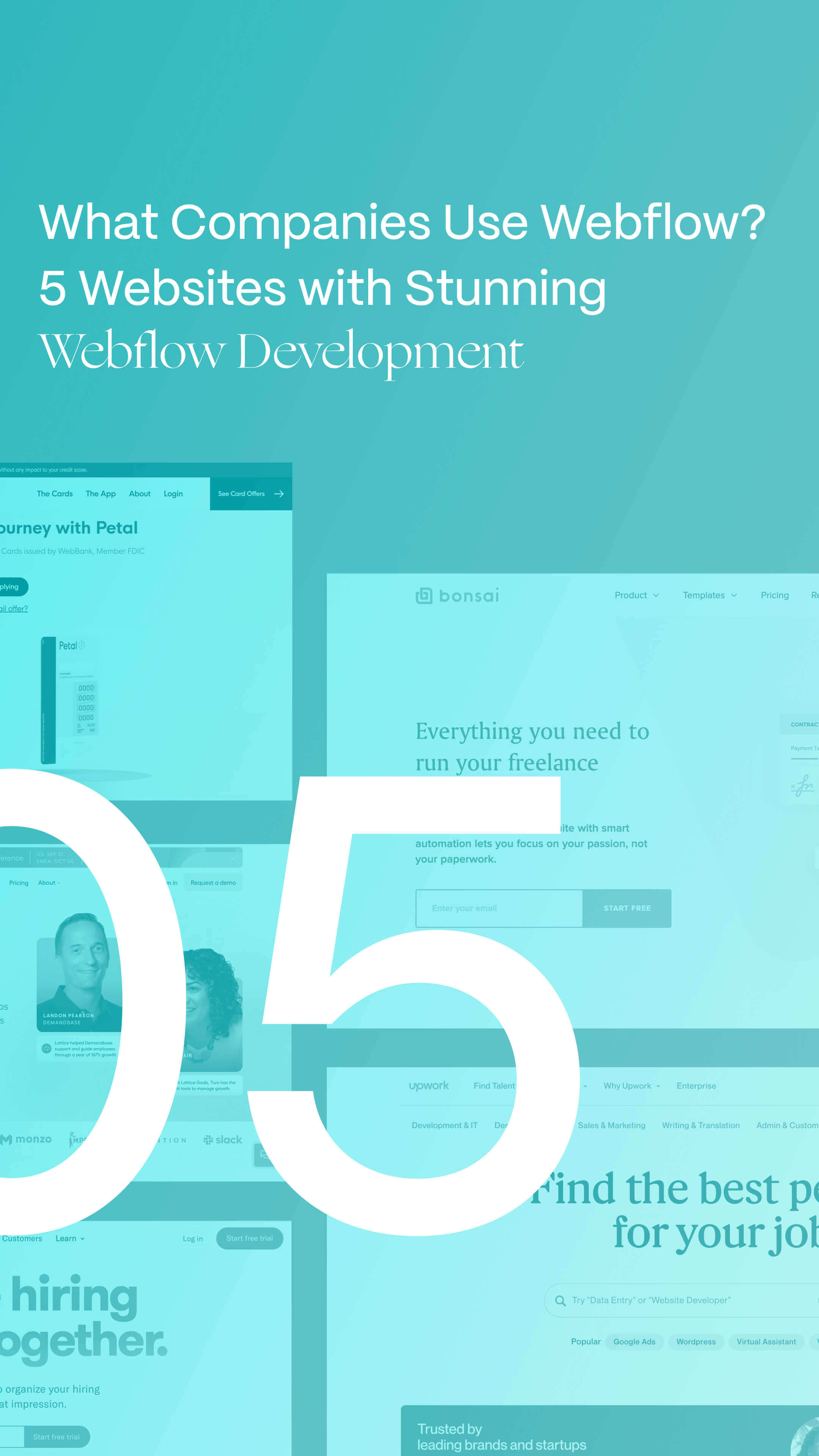 What Companies Use Webflow? 5 Websites with Stunning Webflow Development