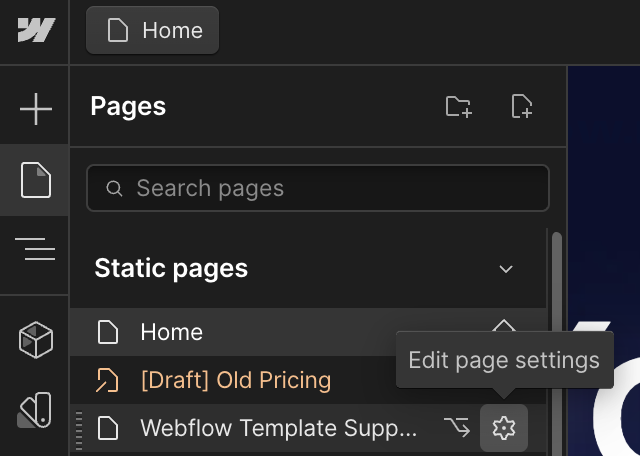 How to Duplicate a Page in Webflow?