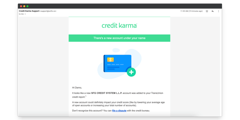 Credit Karma Phishing Email Example | Hook Security