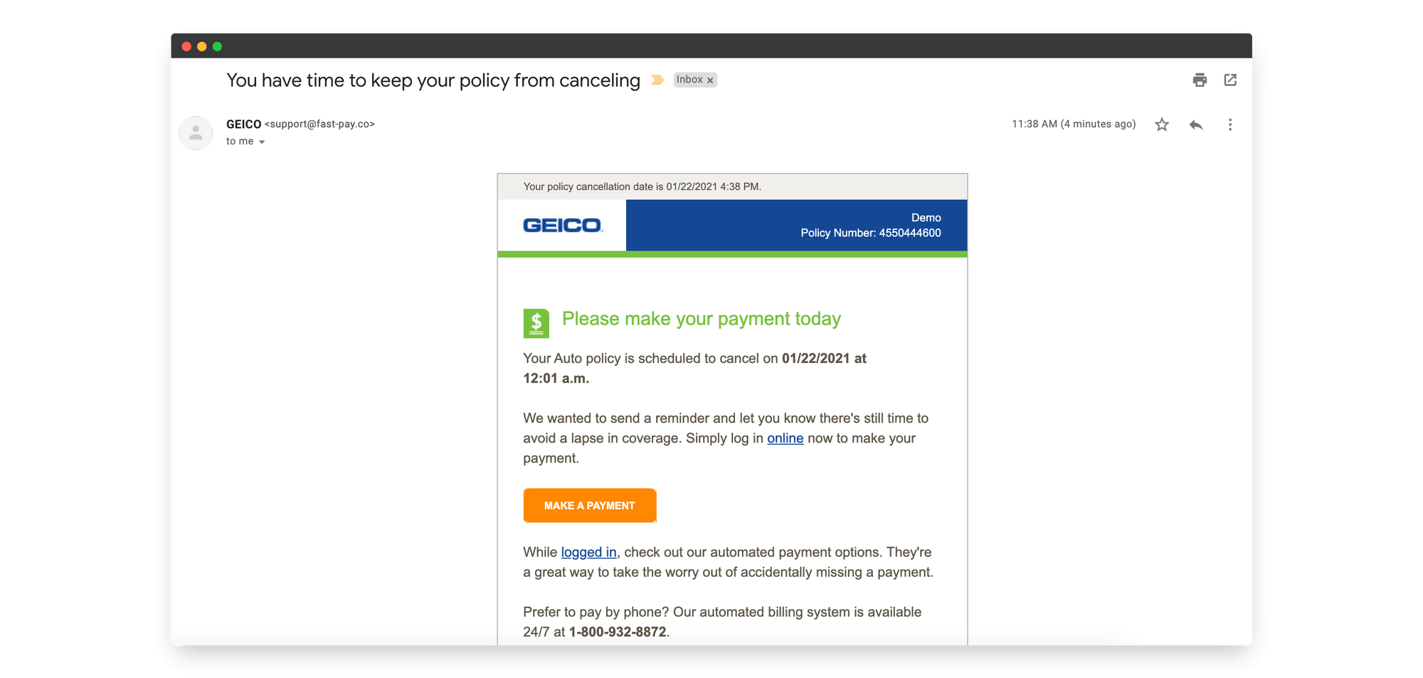 50+ Phishing Email Examples | Hook Security