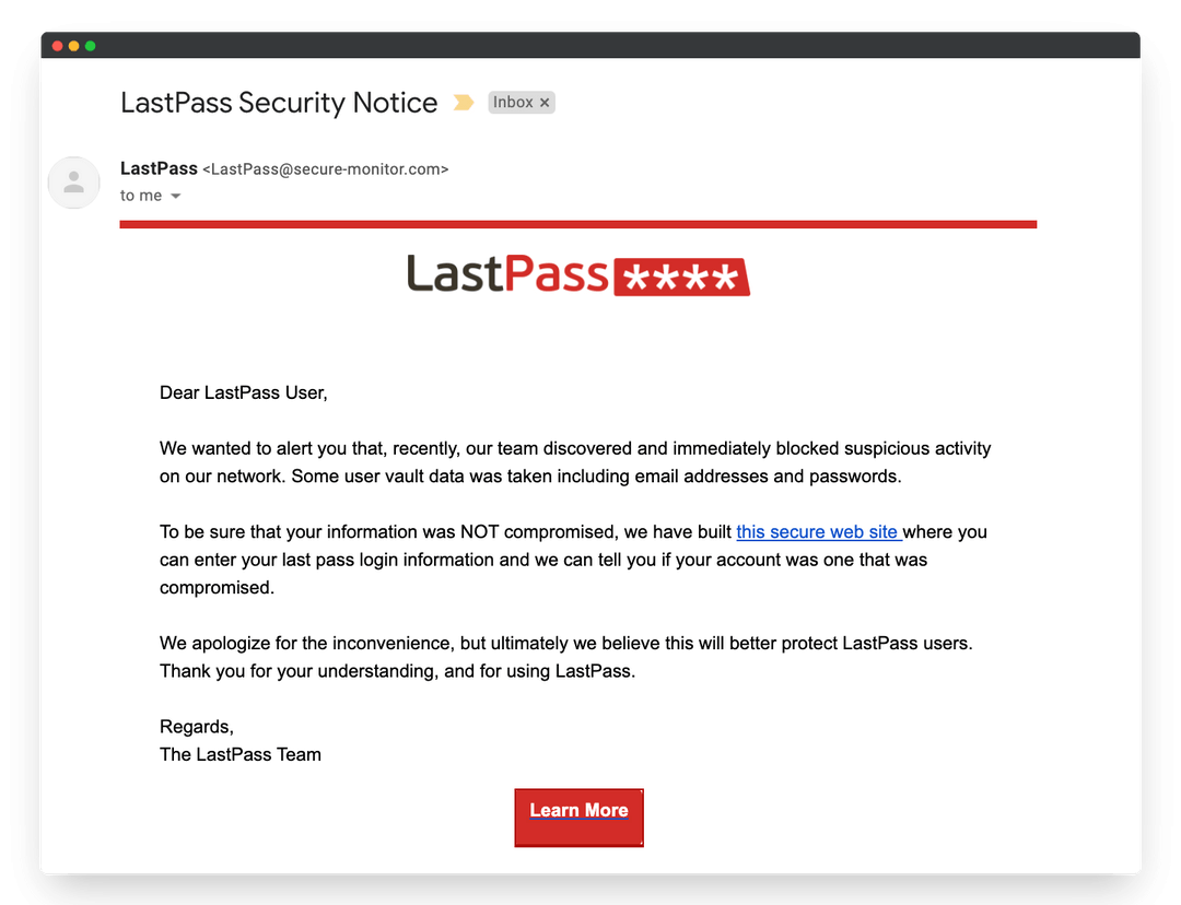 50+ Phishing Email Examples | Hook Security
