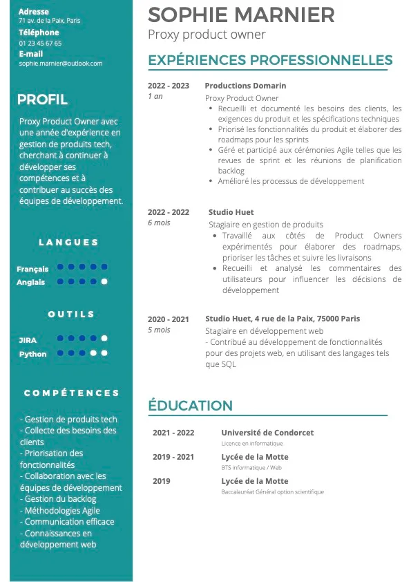 CV Product Owner : 4 modèles de CV PO percutants