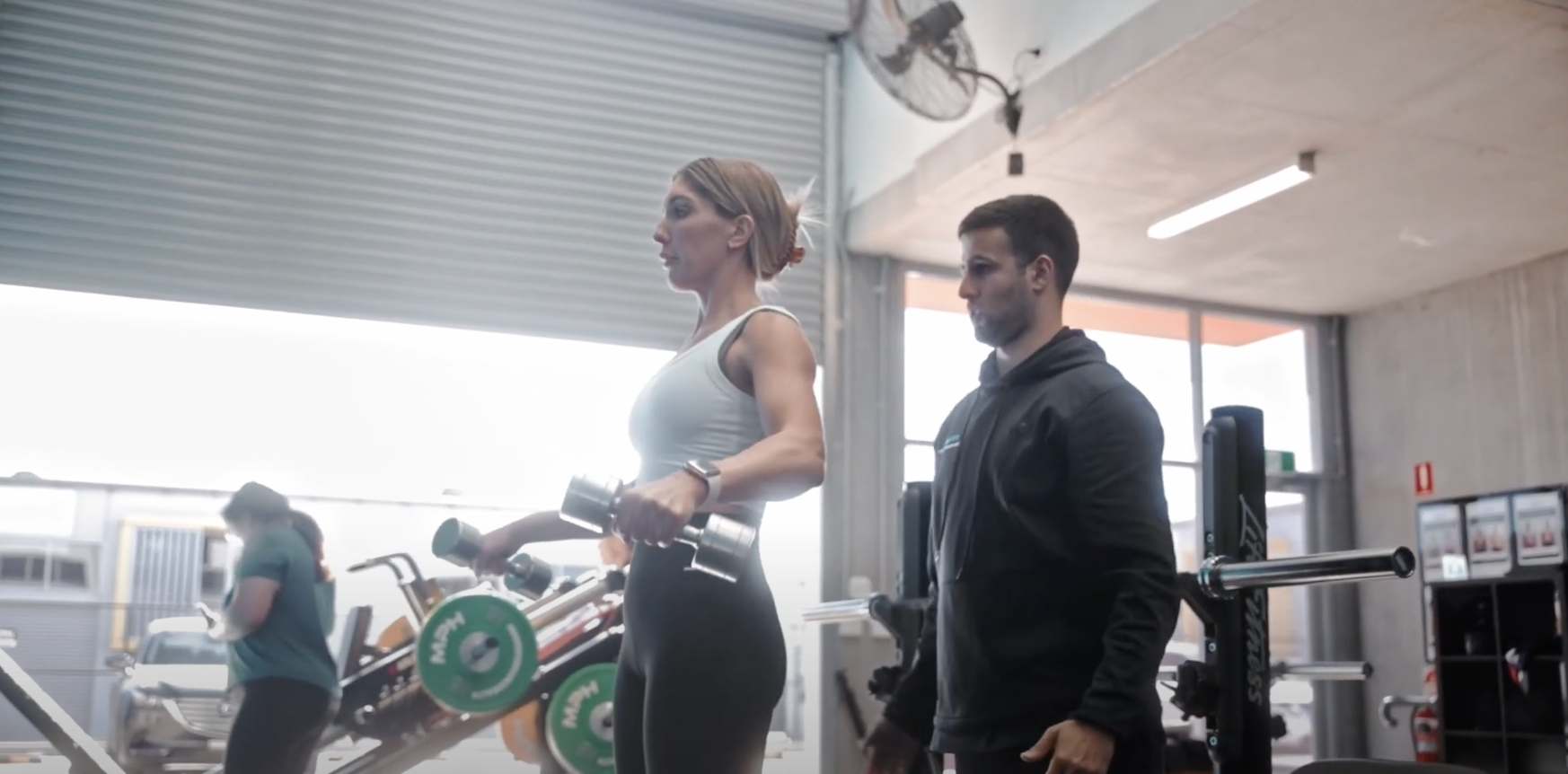 Rebecca lost 8% of body fat and gained 2kg lean body mass. Now she is ...