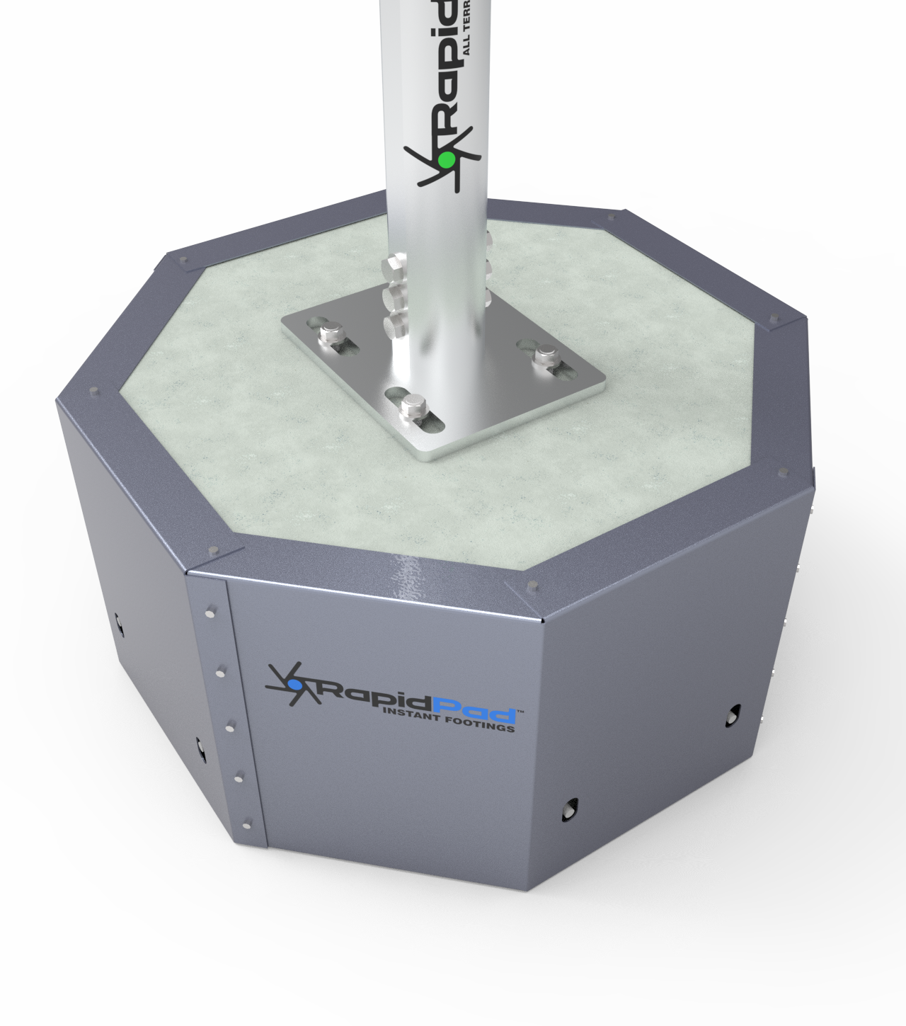 RapidPads lost formwork and rebar kits