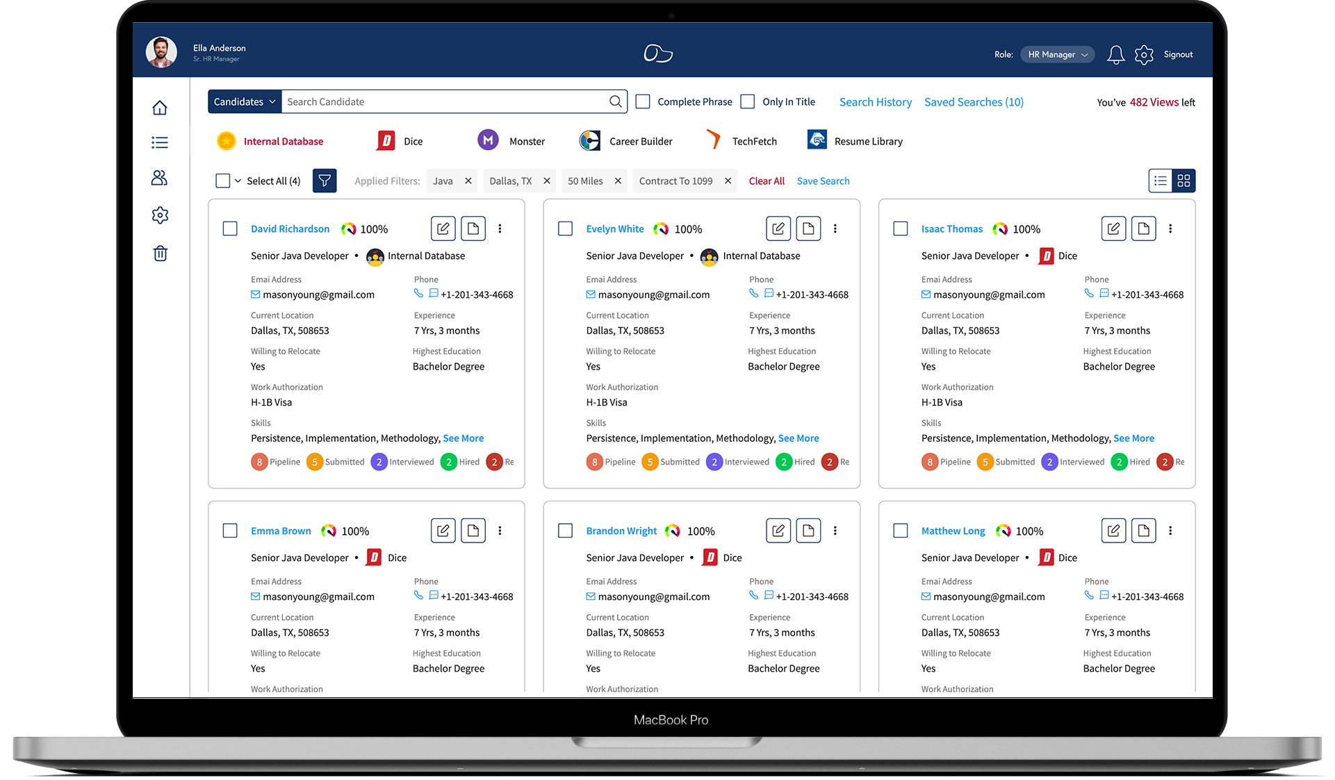 Talent Matching - OnBlick ATS