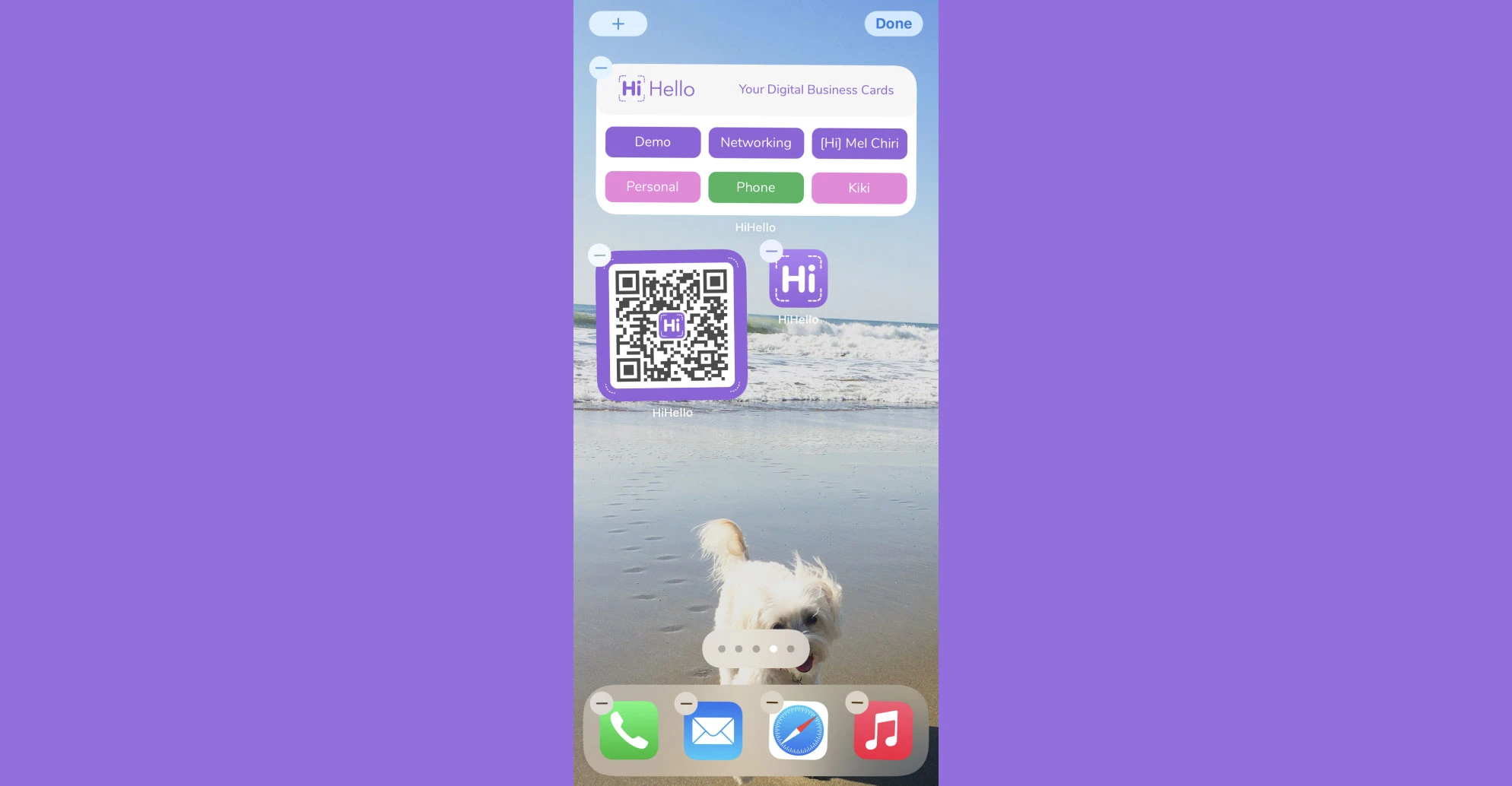How to Add the HiHello Widget on iOS | Blog