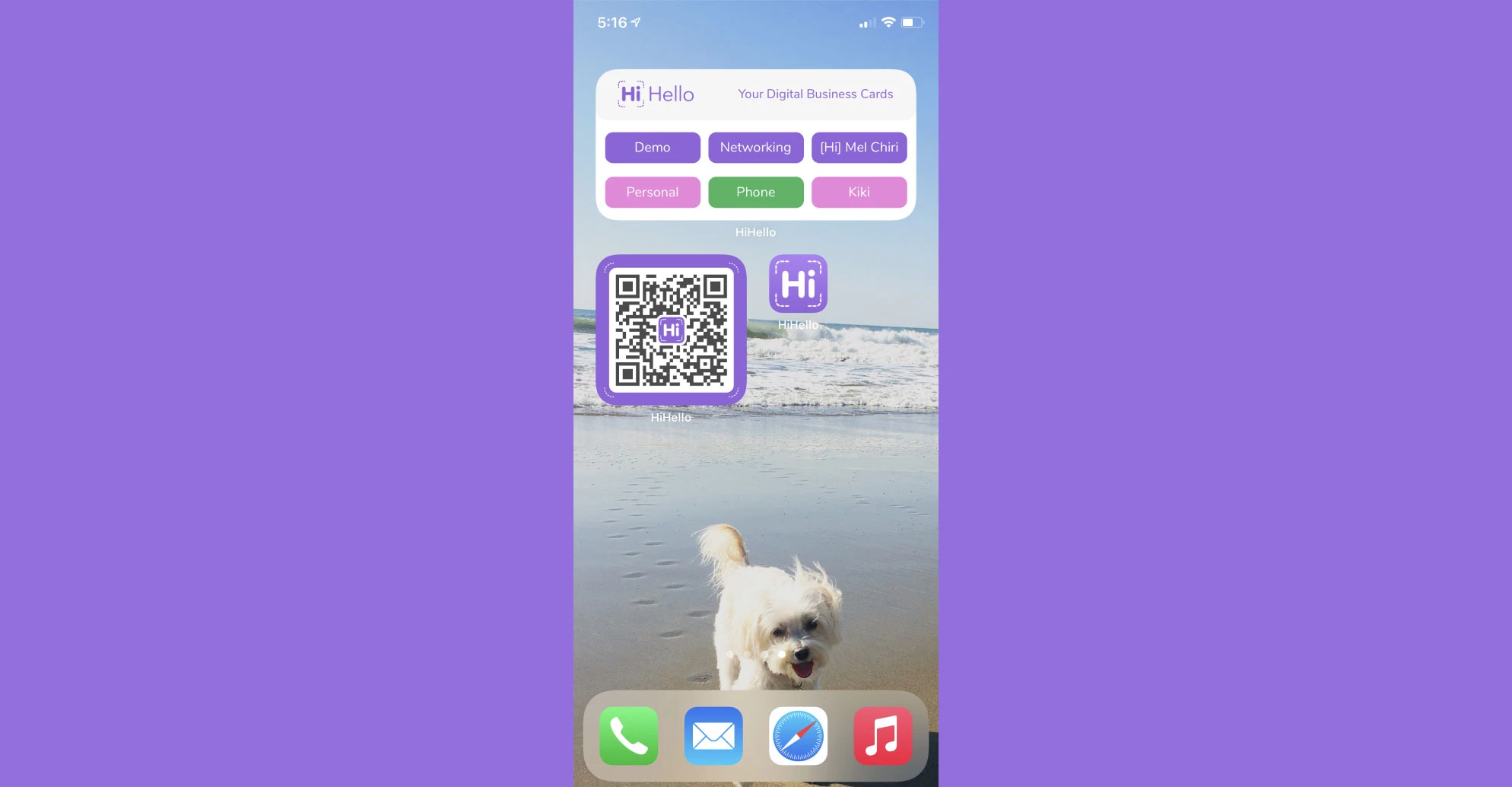 How to Add the HiHello Widget on iOS | Blog