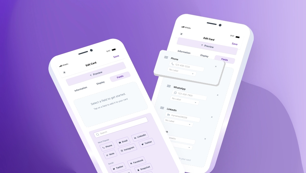 Feature Launch: A New Way to Edit Your HiHello Cards | Blog