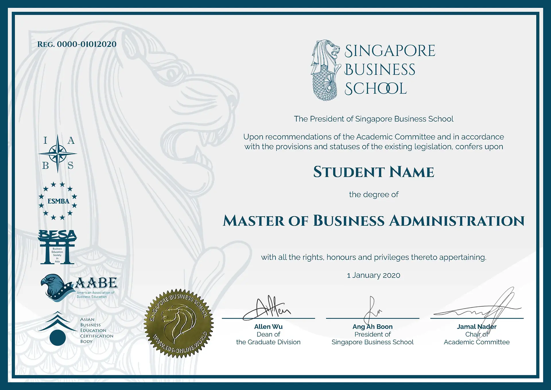 FAQ | Singapore Business School | SBS | Online MBA