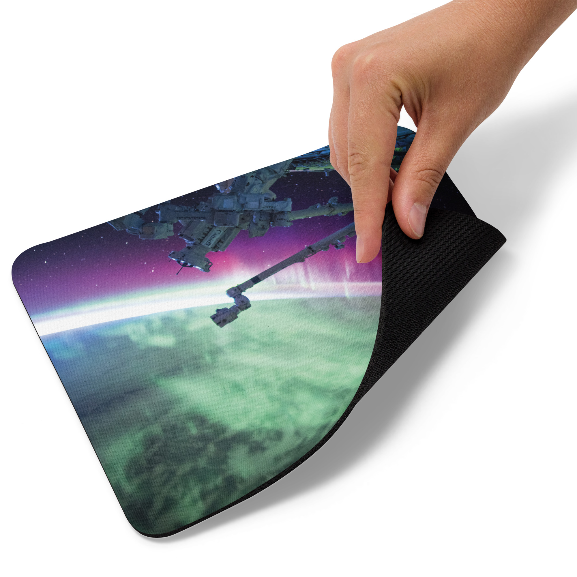 Mouse Pads - Northern Lights aboard the ISS