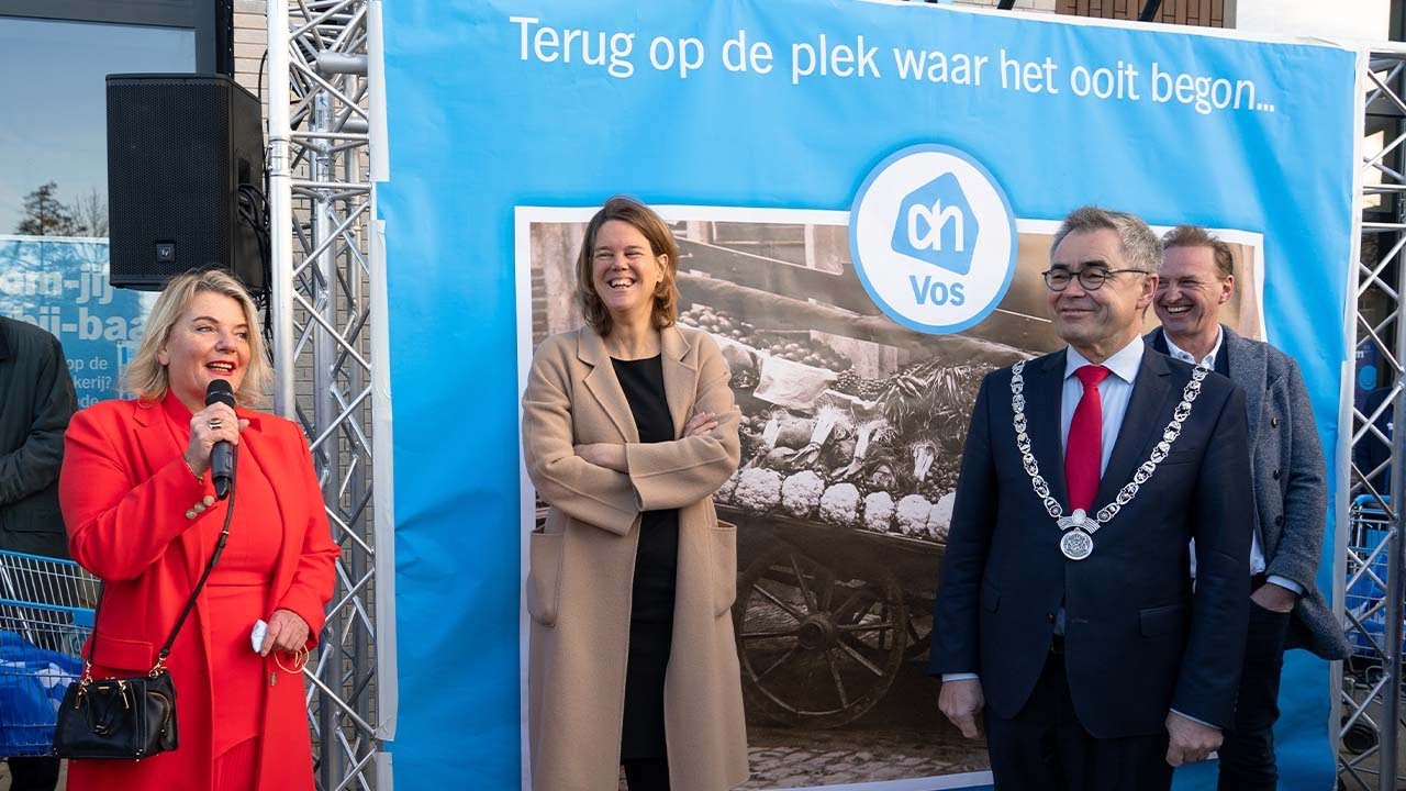 Opening Albert Heijn Vos Schipholweg | UW-S video
