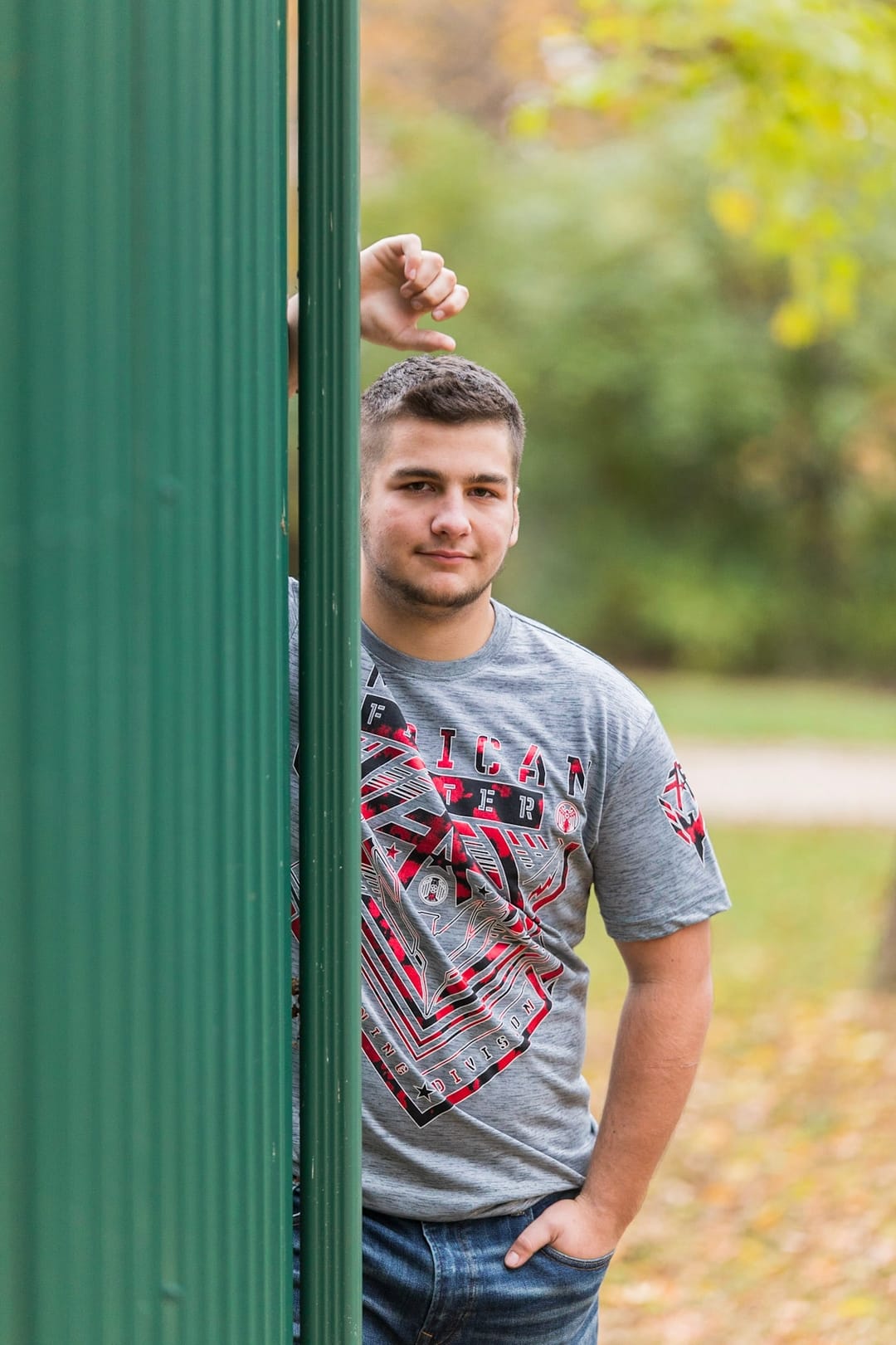Fall Color Senior Photos at a Shooting Range | Riley | Byers ...