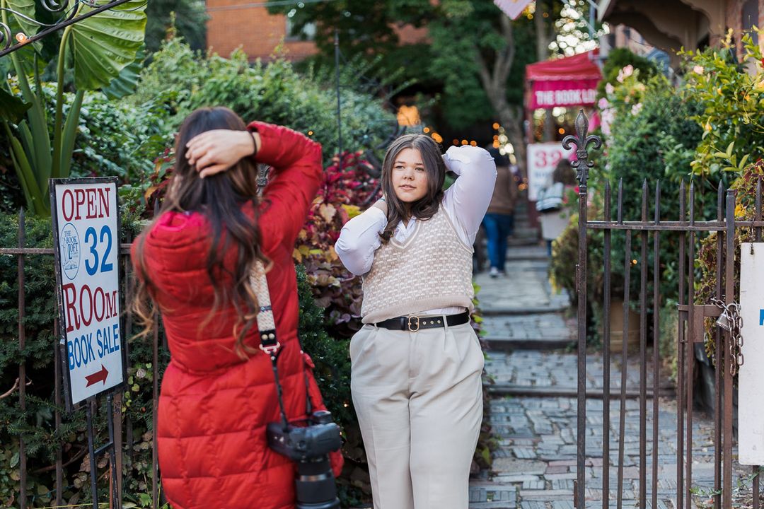 Fall Senior Photos in Downtown Columbus | Lily | Byers Photography ...