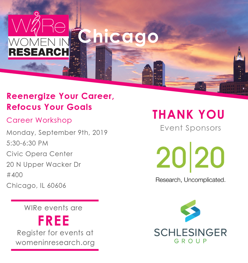 Reenergize Your Career, Refocus Your Goals | Women in Research (WIRe)